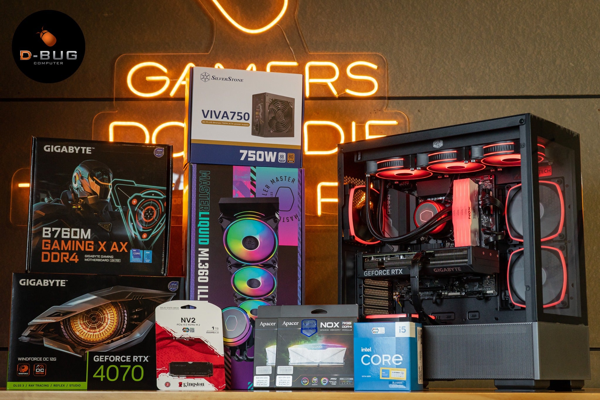 Mozilla LV23 (คอมประกอบ) INTEL i5-13500 / RTX4070 GAMING OC 12GB | DBU ...